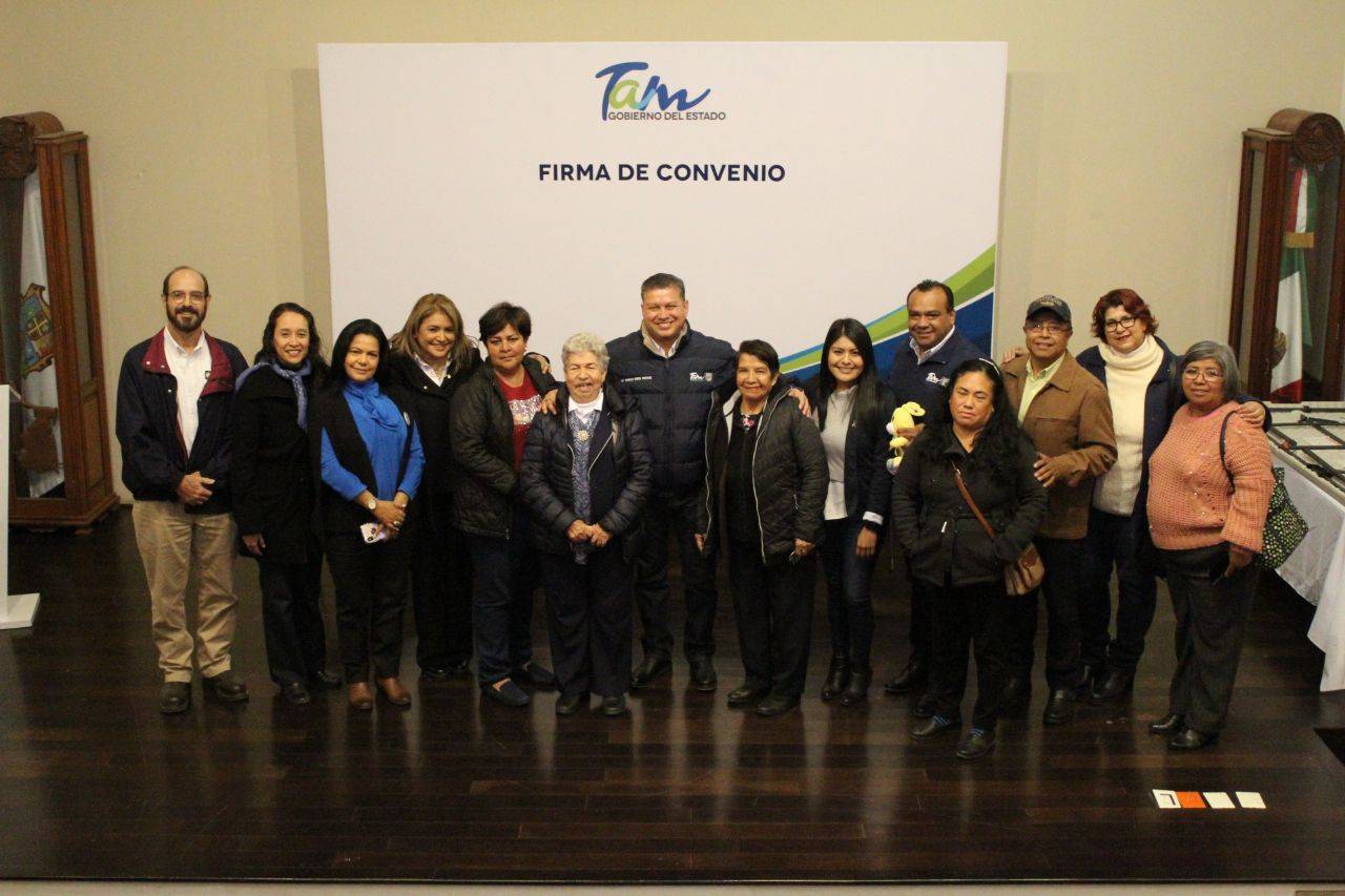 Firma convenio SEBIEN-DIF Tamaulipas y Organizaciones Civiles - La Region Tamaulipas